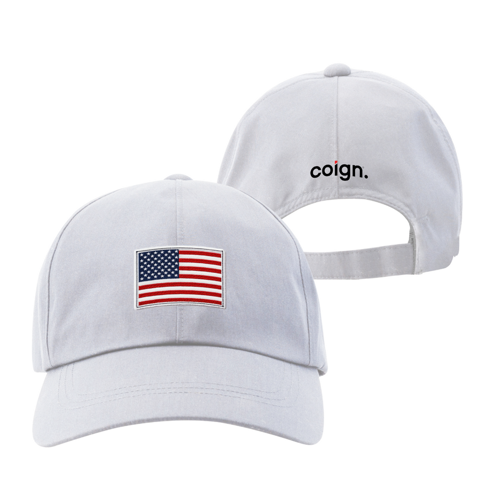 Embroidered USA Flag Hat – Coign Merch